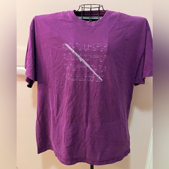Hanes | Tops | Flute Tee With Sheet Music | Poshmark
